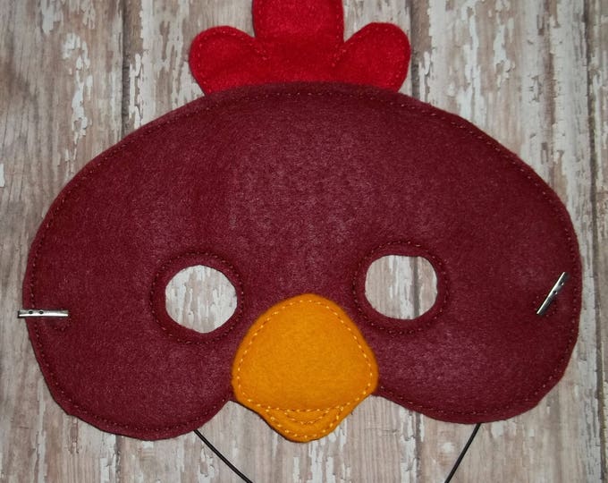 Felt Little Red Hen Mask Felt Chick Farm Animal Pretend Play Teach ...