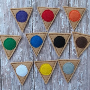 Ice Cream Cone Color Felt Matching Game 10 Cones With Colored Dots10 ...