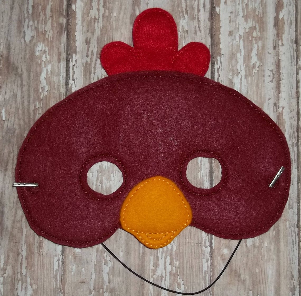 Felt Little Red Hen Mask Felt Chick Farm Animal Pretend Play | Etsy