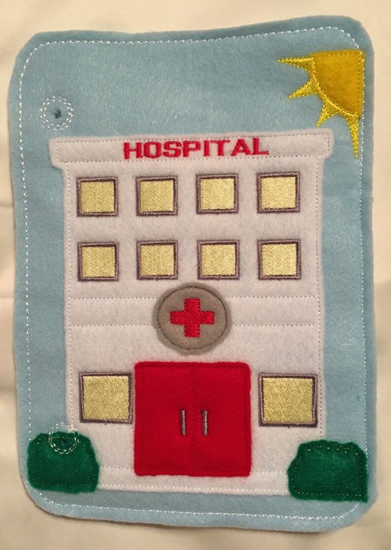 Nurse Doctor Dress up Set Paper Dolls Felt Embroidered Doll - Etsy