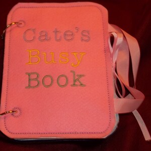 Customized Quiet Busy Book Covers Childrens Learning Toddler Learning ...