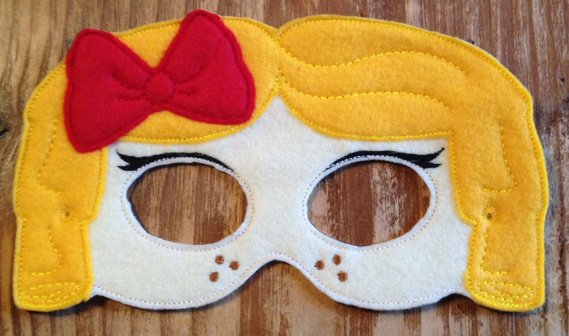 Felt Goldilocks and 3 bears Mask Fairy Tale Pretend Play | Etsy