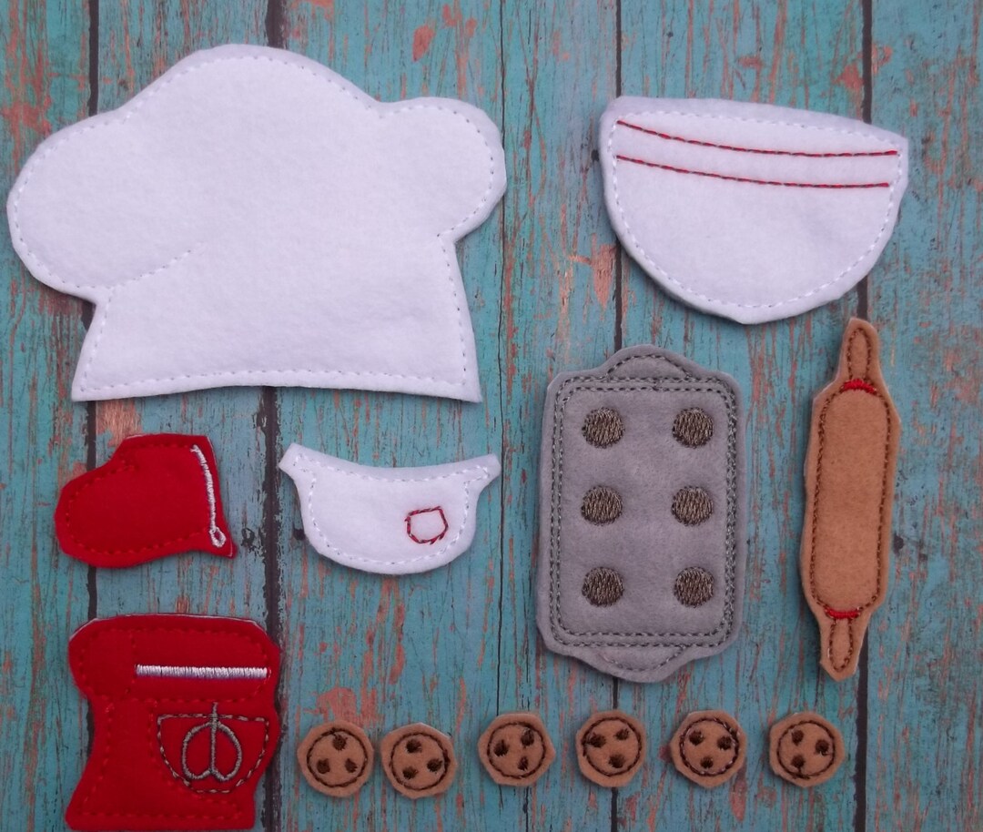 Paper Dolls Baking Set From My unpaper Felt Dolls Share Collection Has ...