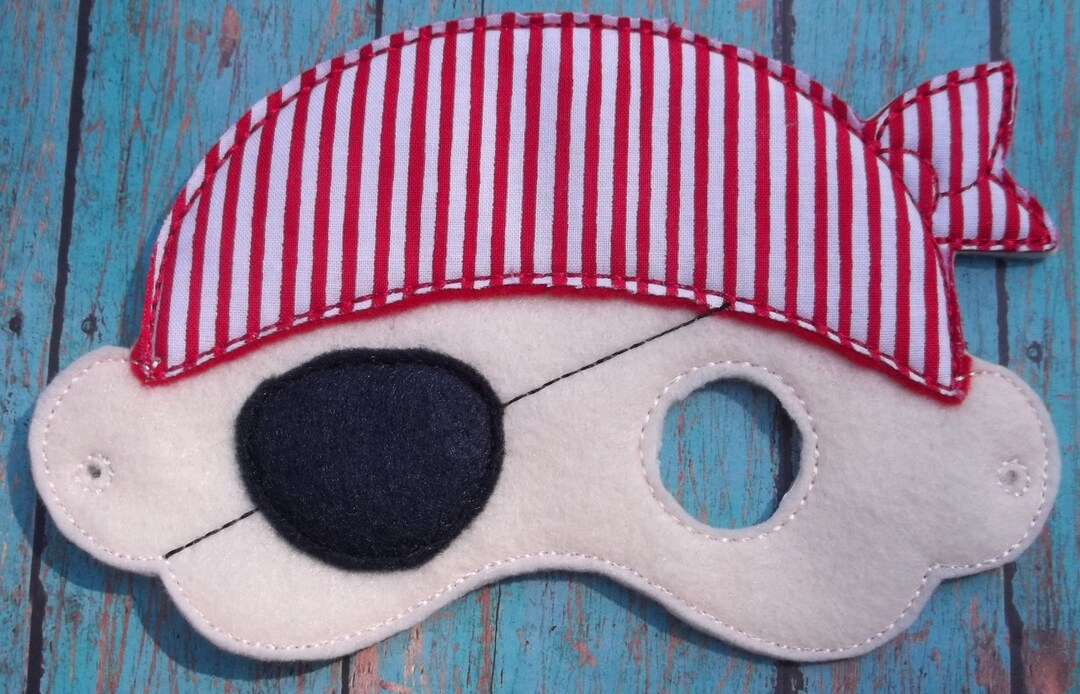 Felt Pirate Mate Mask Pretend Play Teach Learn Educational Imagination ...