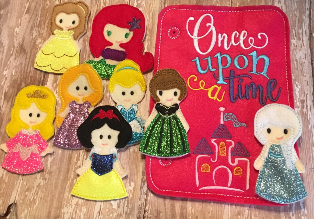 Girl Gift Princess Finger Puppet Set Party Favors Party Pack Pretend ...