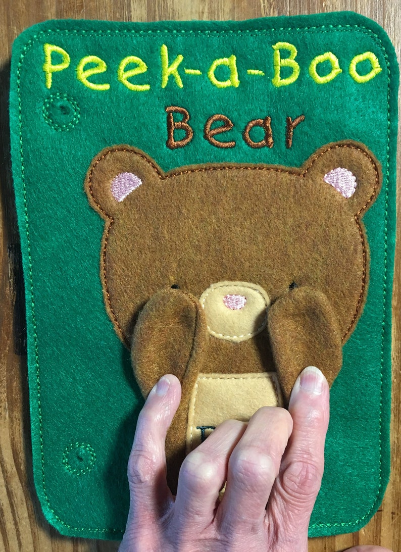 Toddler Peekaboo Busy Book Animal Peek-a-boo Design - Etsy