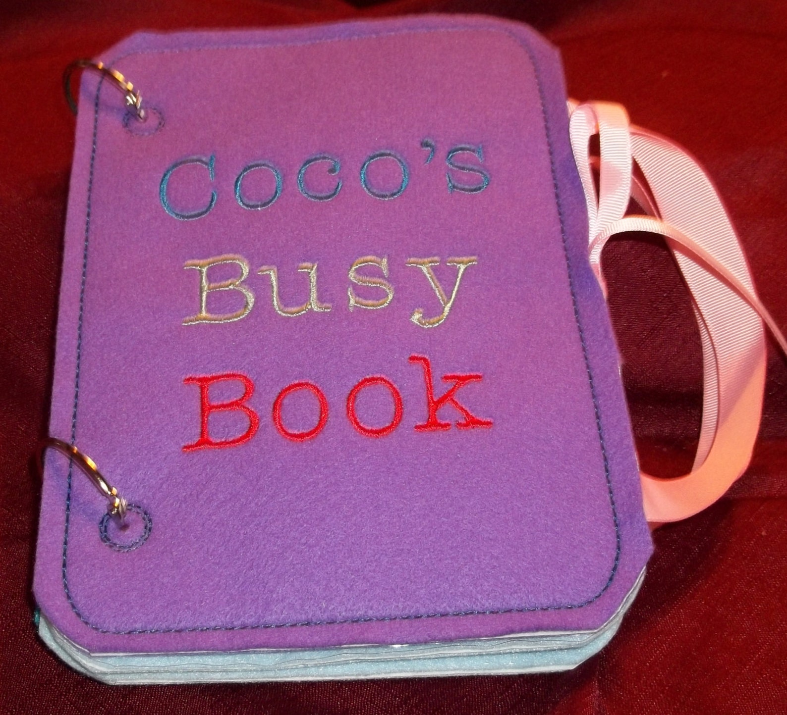 Customized Quiet Busy Book Covers Childrens Learning Toddler - Etsy