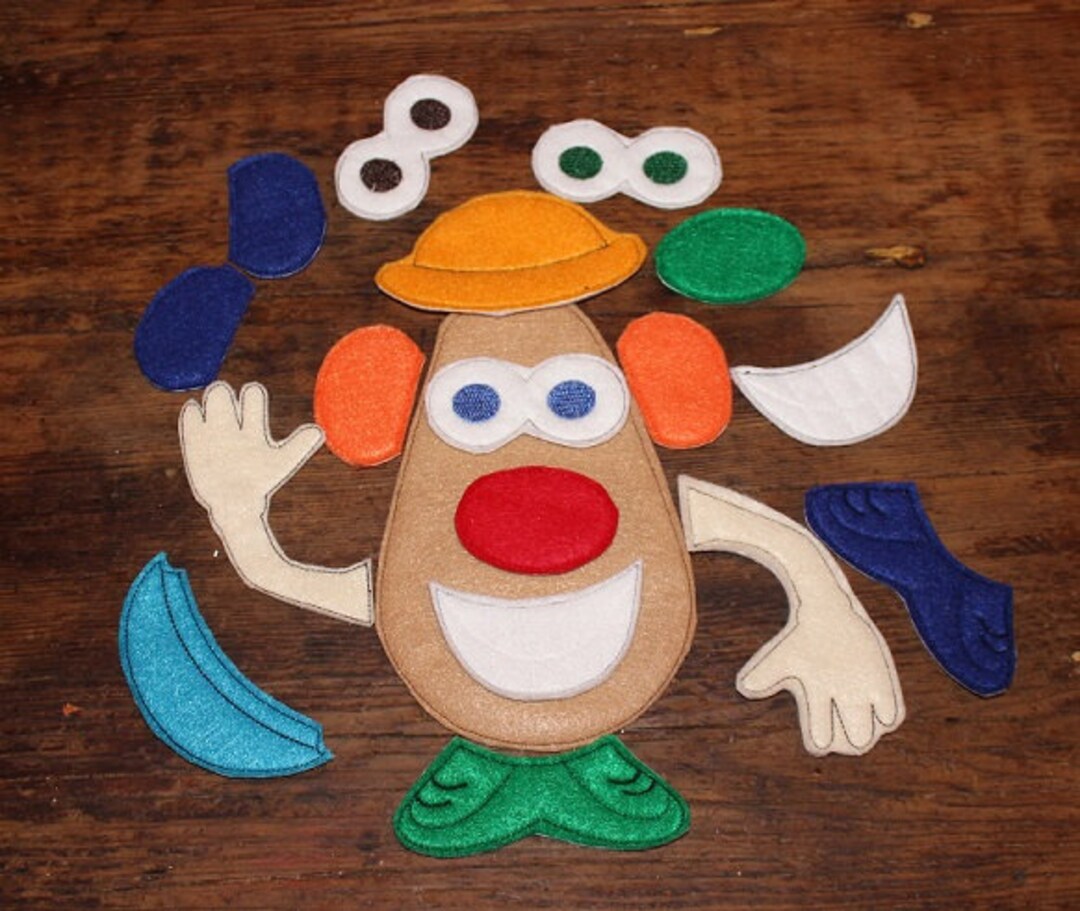 Build Boy Potato Felt Game With Multiple Pieces Classic Game Quiet Time ...