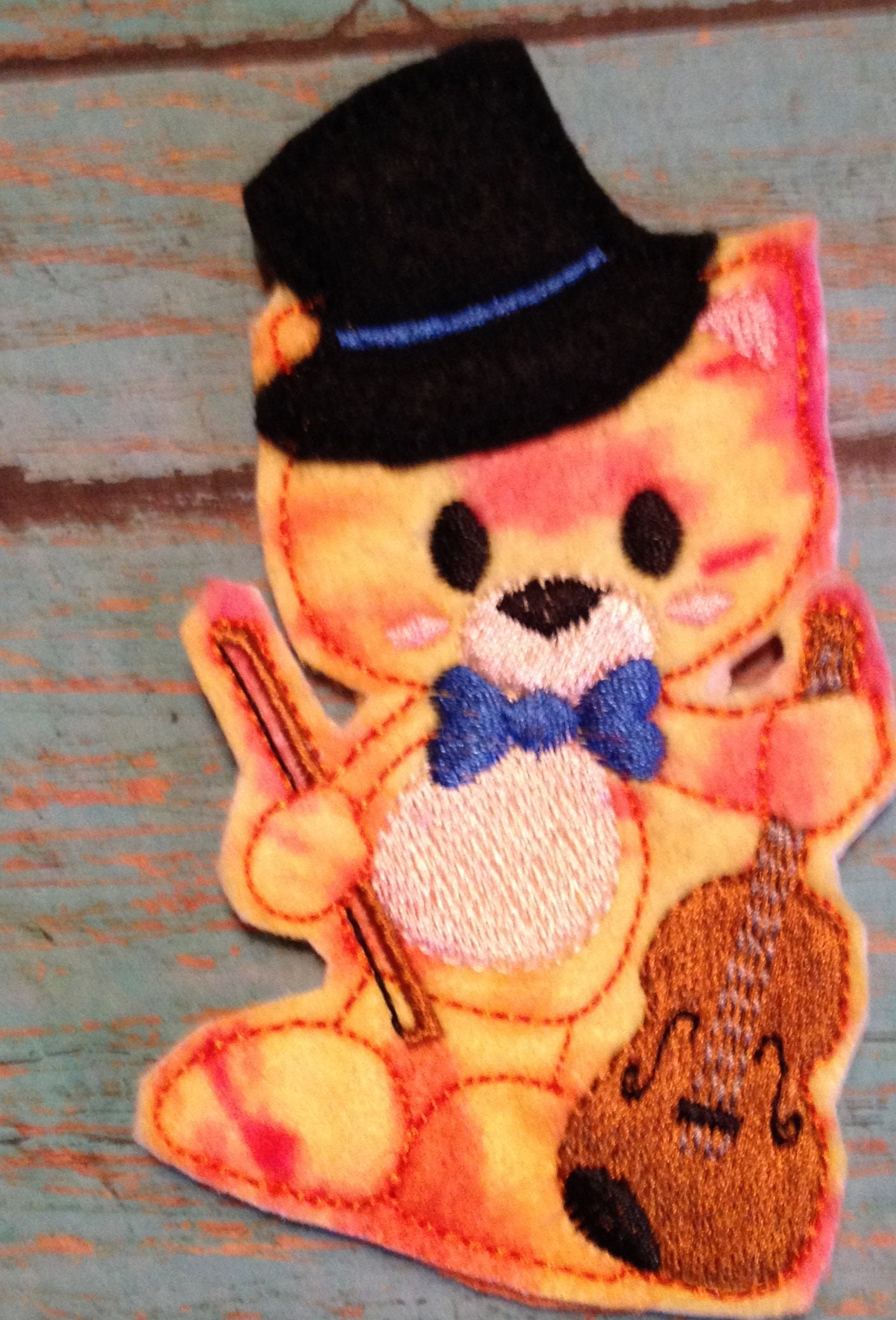 Hey Diddle Diddle Finger Puppet Set Party Favors Cat w Fiddle | Etsy