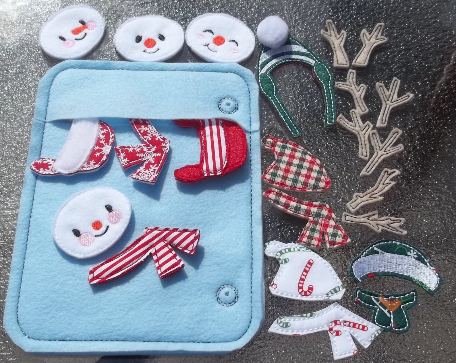 Snowman Busy Page Bag Build Decorate ADD-ON to Busy Book 4 - Etsy