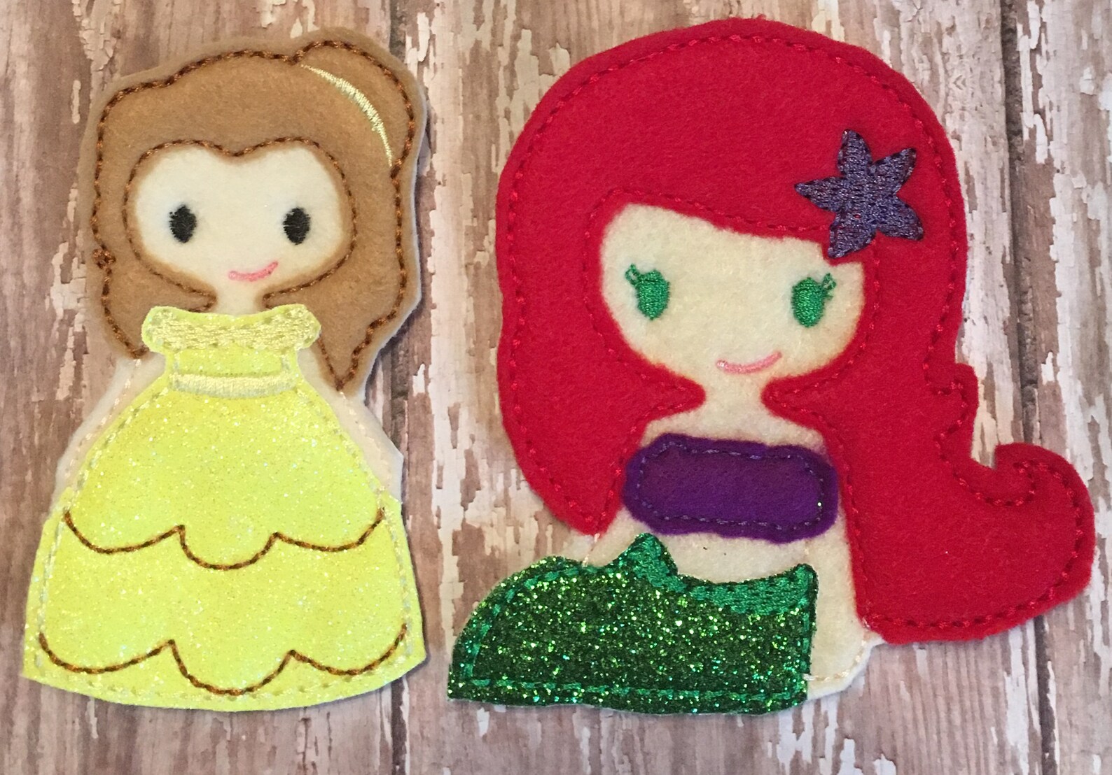 Girl Gift Princess Finger Puppet Set Party Favors Party Pack | Etsy