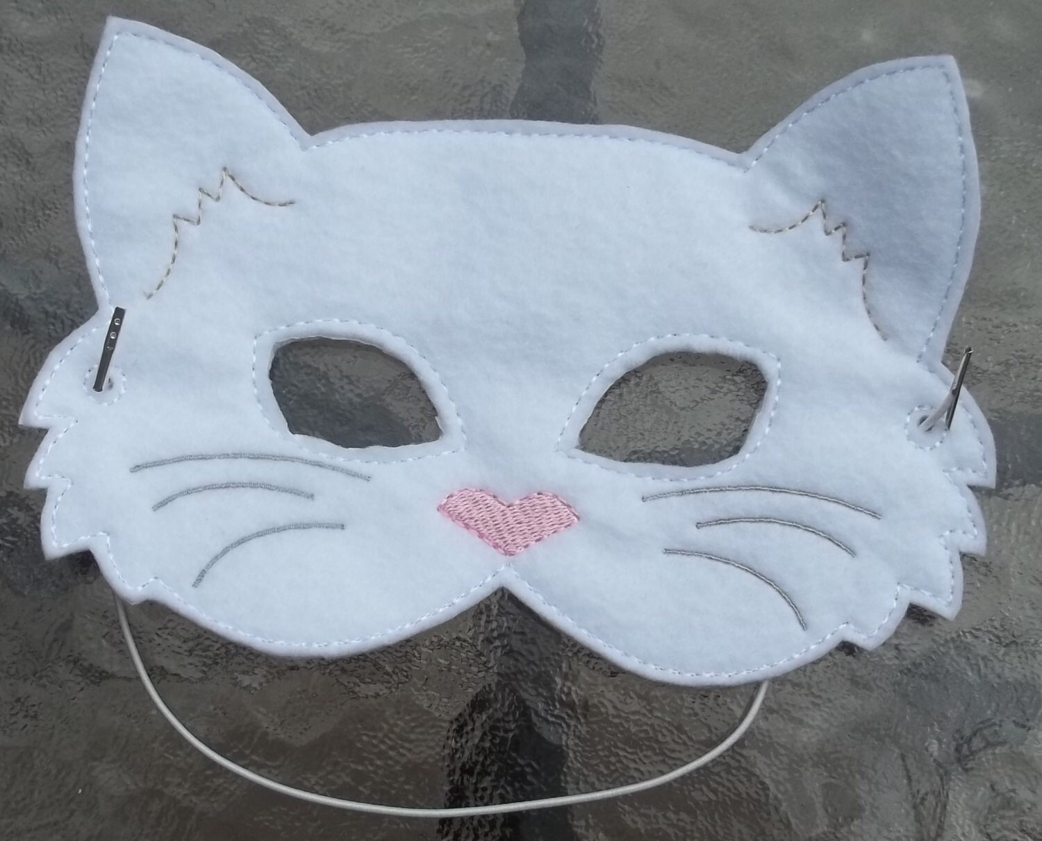 Felt Cat Mask Other Colors Also Farm Animal Pretend Play Teach - Etsy