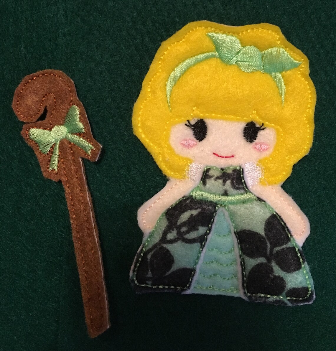 Little Bo Peep Finger Puppet Set Includes Bo Peep Staff Fence - Etsy