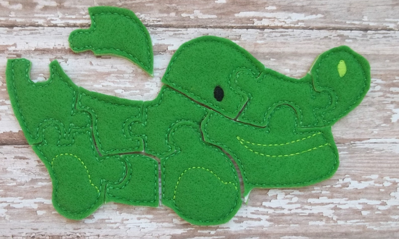 Alligator Shaped Puzzle - Etsy