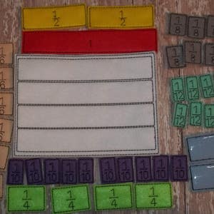 Fraction Math Counting Game, Kids Activity, Toddler, Learn, Educational ...