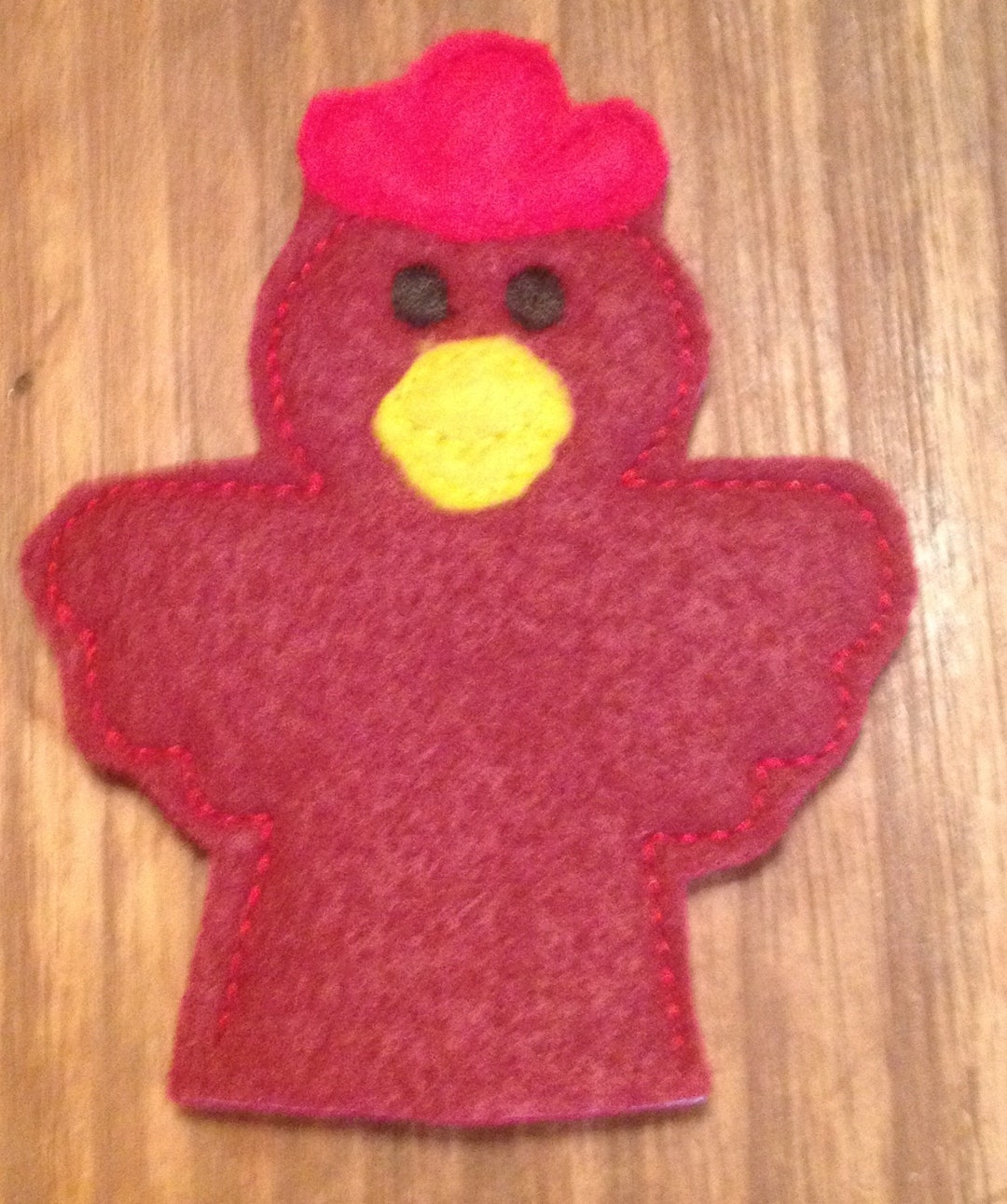 Little Red Hen Finger Puppet Farm Animal Pretend Play Teach Learn ...