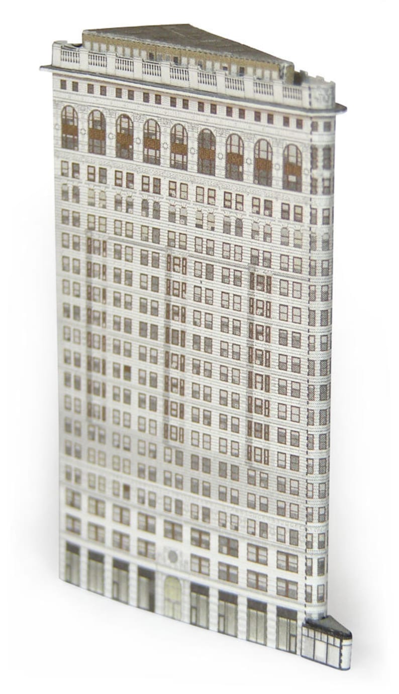 Build Your Own New York Postcard Paper Model Kits - Etsy