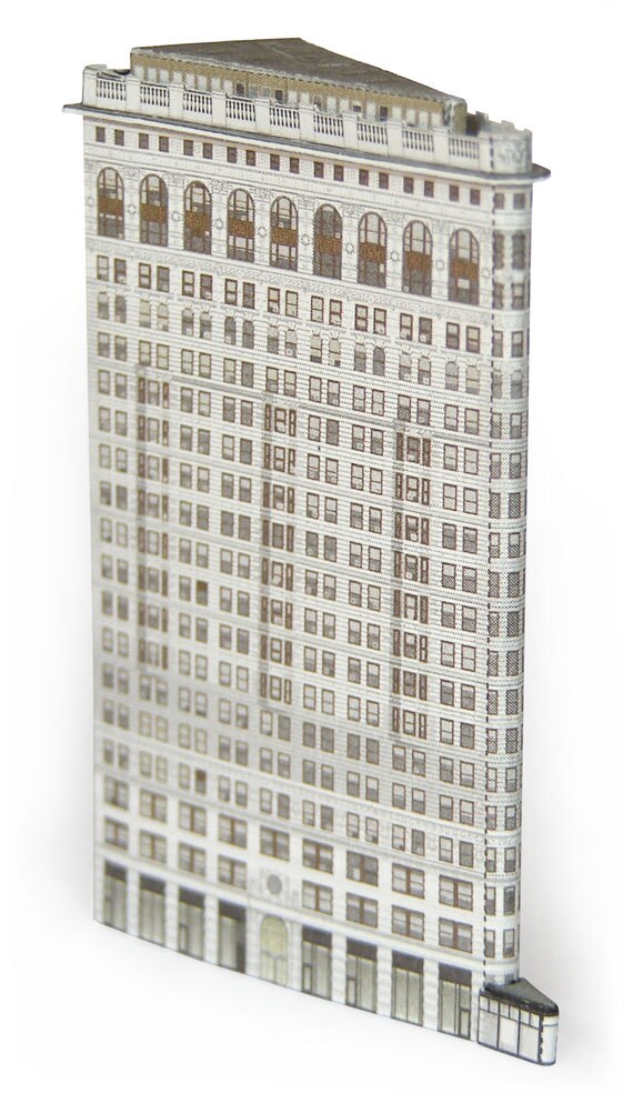 Build Your Own New York Postcard Paper Model Kits - Etsy