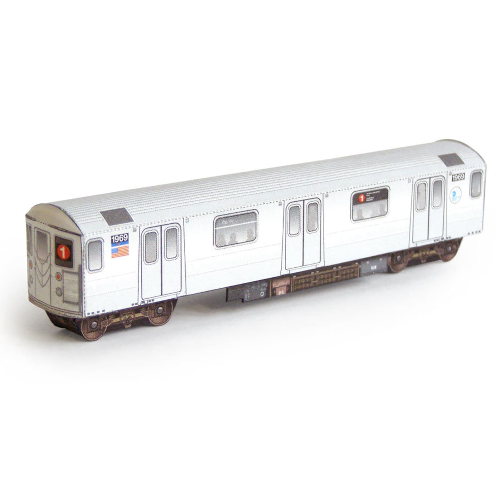 Build Your Own Public Transit Paper Model Postcards - Etsy