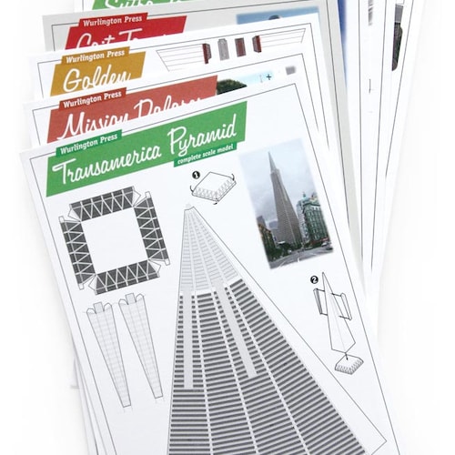 Build Your Own DC Architectural Paper Model Postcards - Etsy