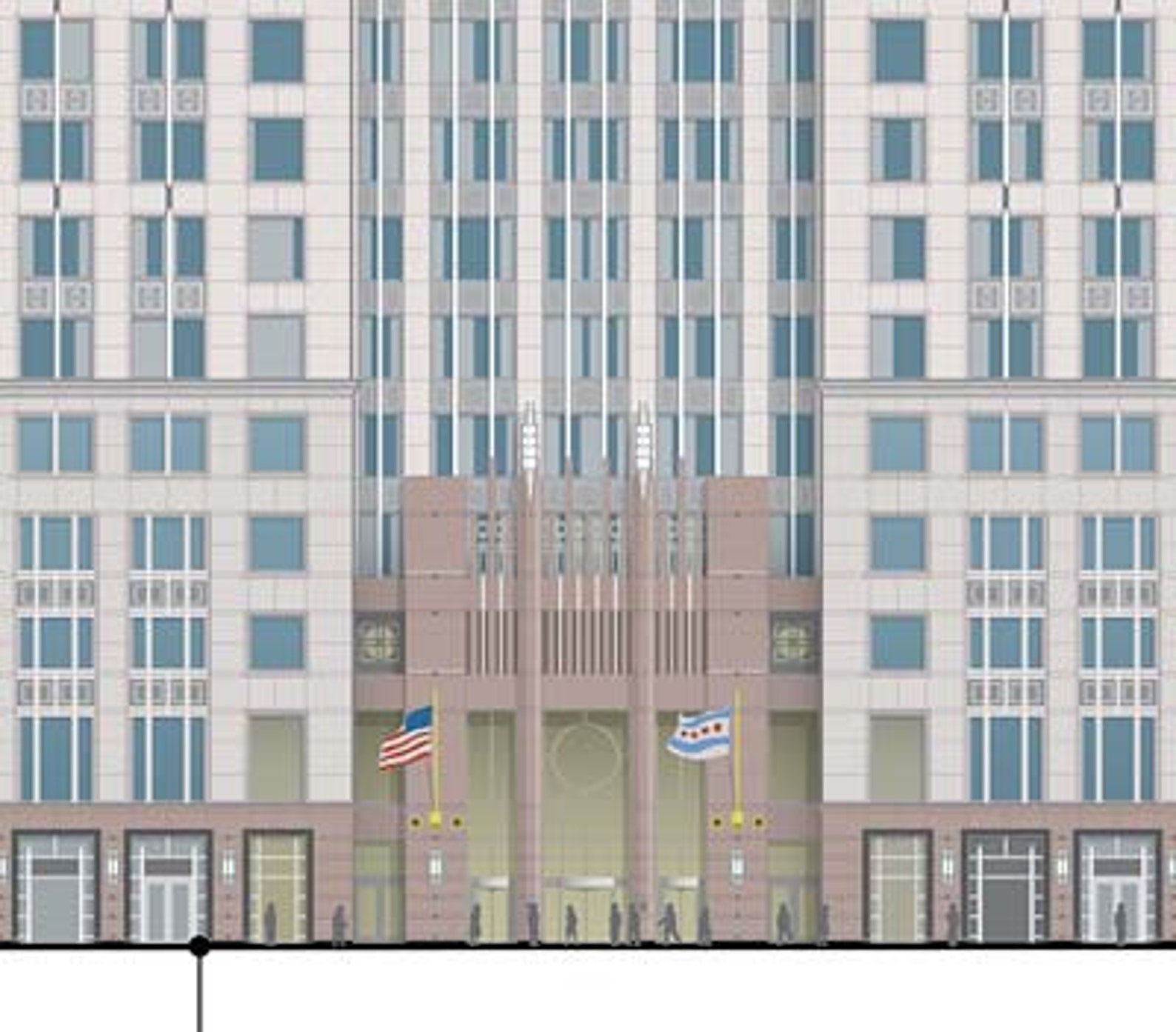 Chicago's Tallest Buildings Architectural Illustration Poster - Etsy