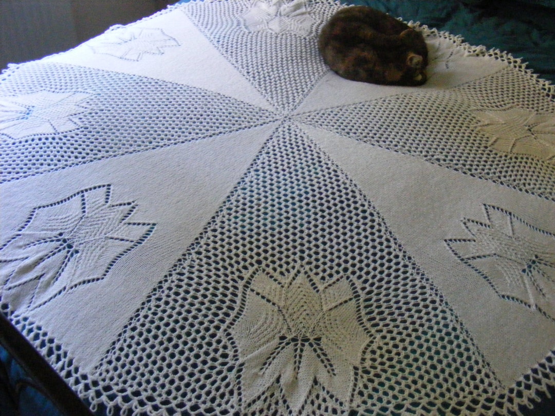 Tracy Circular Baby Shawl Knitting Pattern in 4ply Instant Download PDF ...