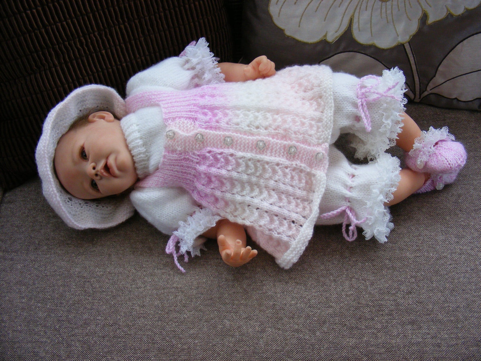 Knickerbocker Glory Pinafore Dress Set Knitting Pattern - Etsy