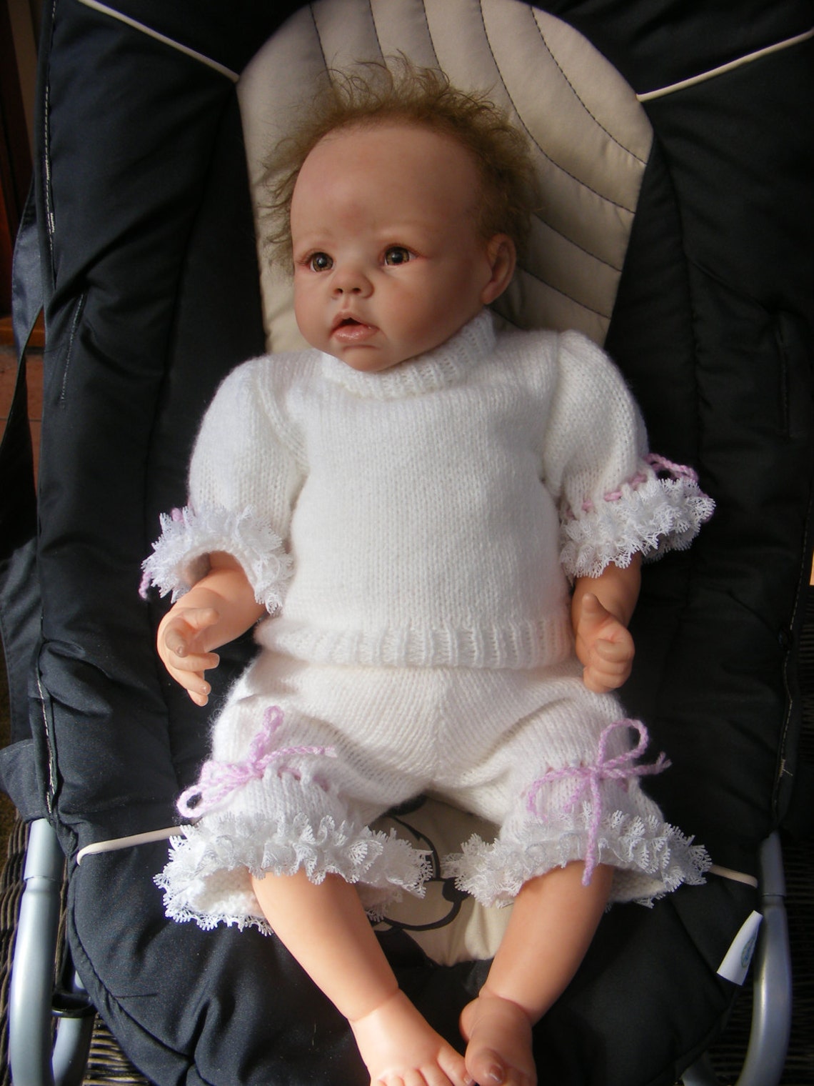 Knickerbocker Glory Pinafore Dress Set Knitting Pattern - Etsy