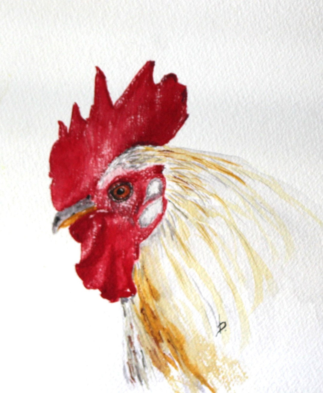Rooster Painting, Ybor City Rooster, Chicken Art, Farm Animal - Etsy