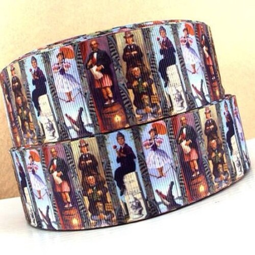 5 YDS Colorful Haunted Mansion Ribbon - Etsy