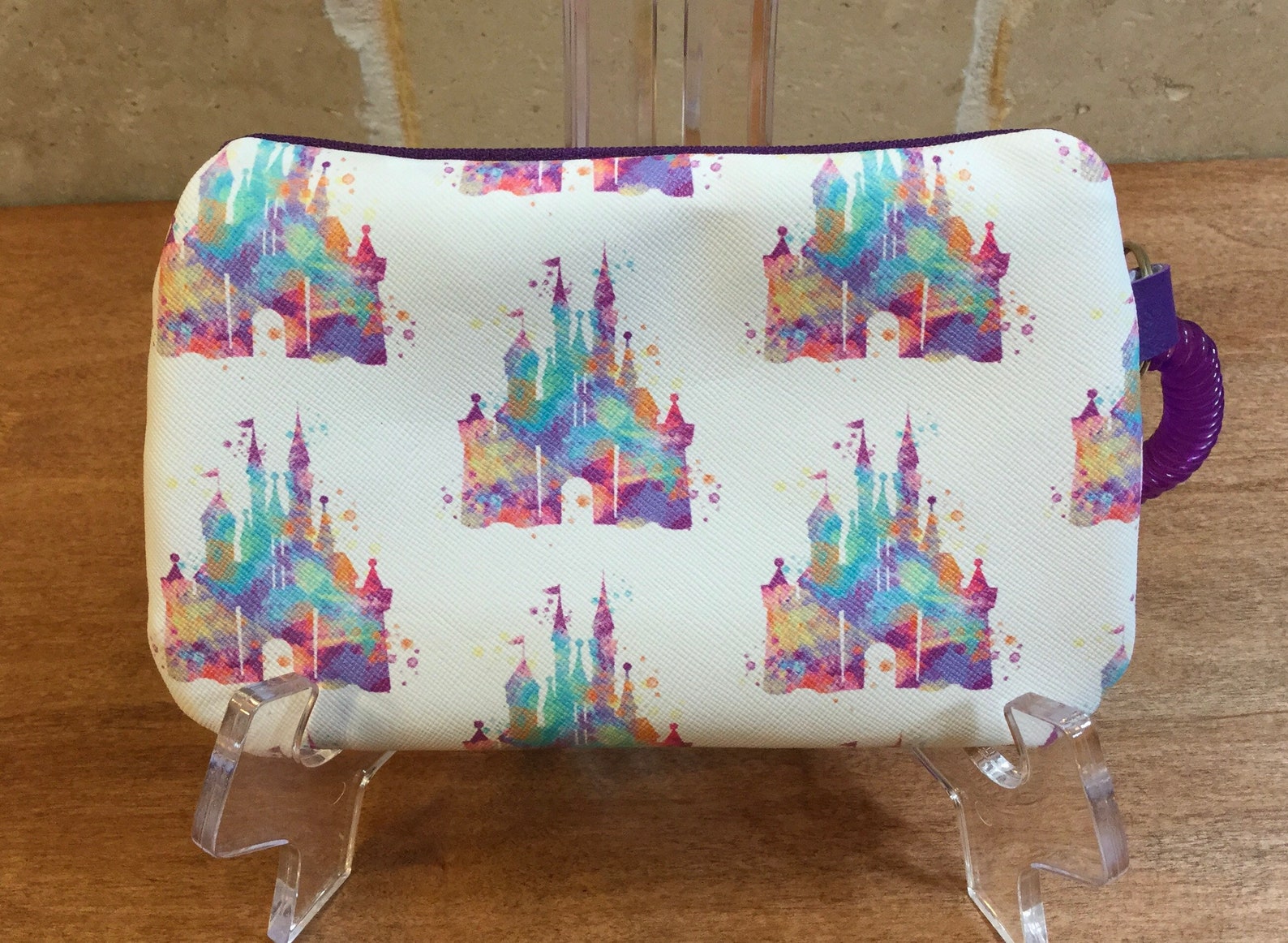 Handmade Vinyl Castle Zippered Pouch-coin Purse-6.25 - Etsy