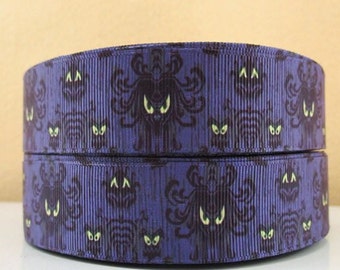 5 YDS Colorful Haunted Mansion Ribbon | Etsy