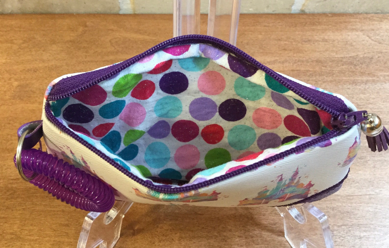 Handmade Vinyl Castle Zippered Pouch-coin Purse-6.25 - Etsy