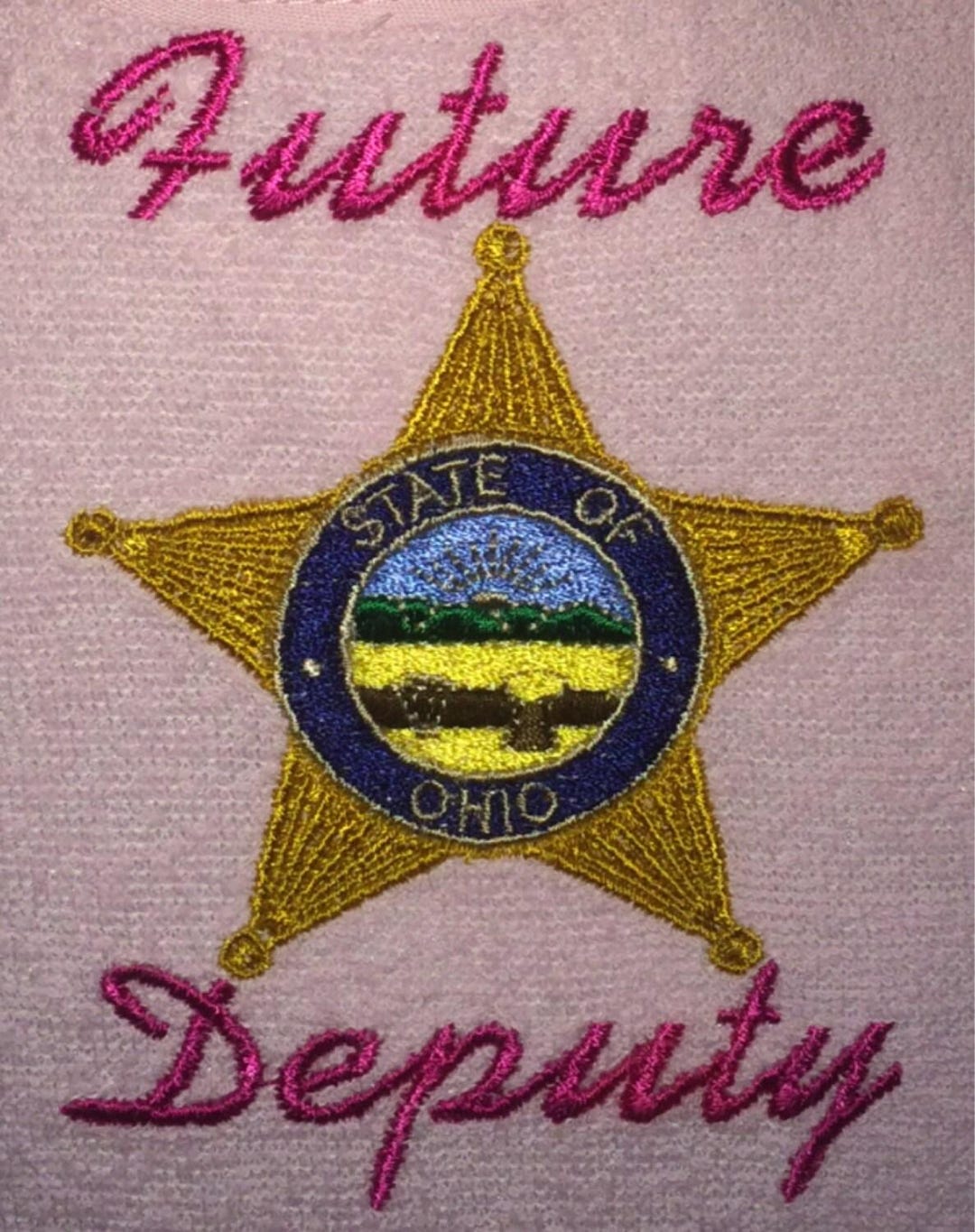 Future Deputy Ohio State Badge Embroidery File Script + Block Files - Etsy