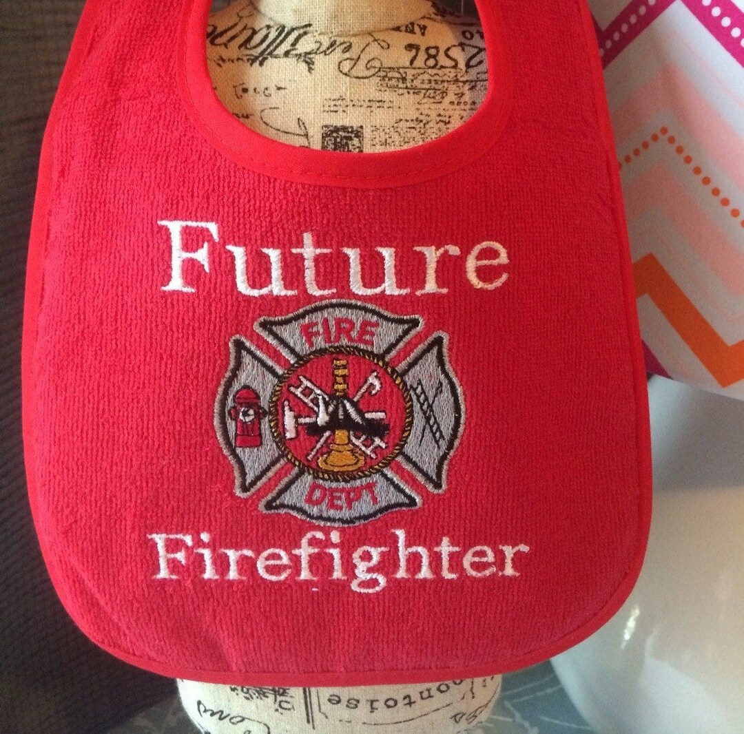 Future Firefighter Bib Heros Wear Bunker Gear, Boots Custom - Etsy