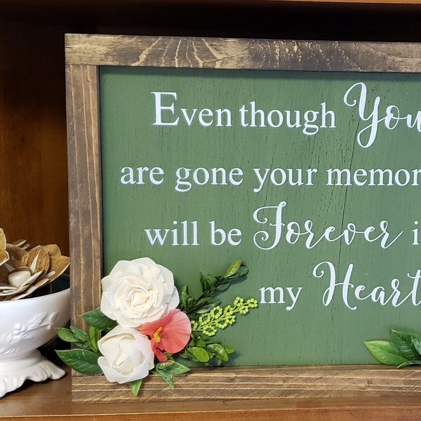 In Memoriam Sign - Etsy