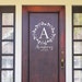 Family Name Wreath Stencil With Large Initial Established Date - Etsy