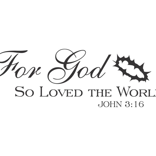 Scripture Wall Decal - Etsy