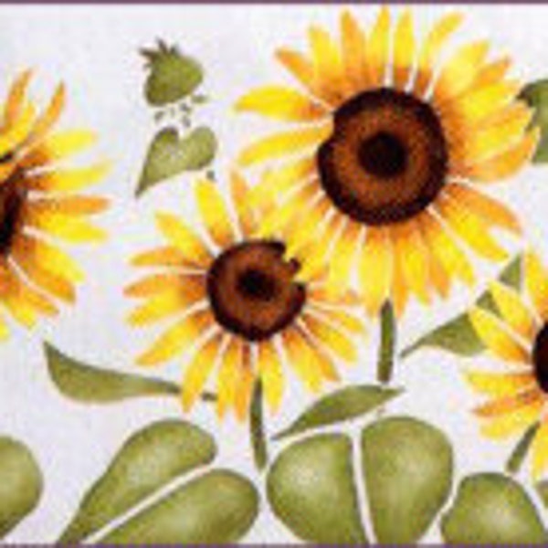 Giant Sunflower Stencil - Etsy