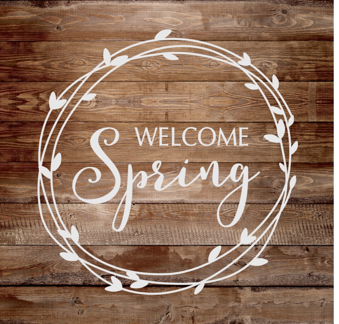 Welcome Spring Stencil for Walls Signs Wall Decor Multiple - Etsy
