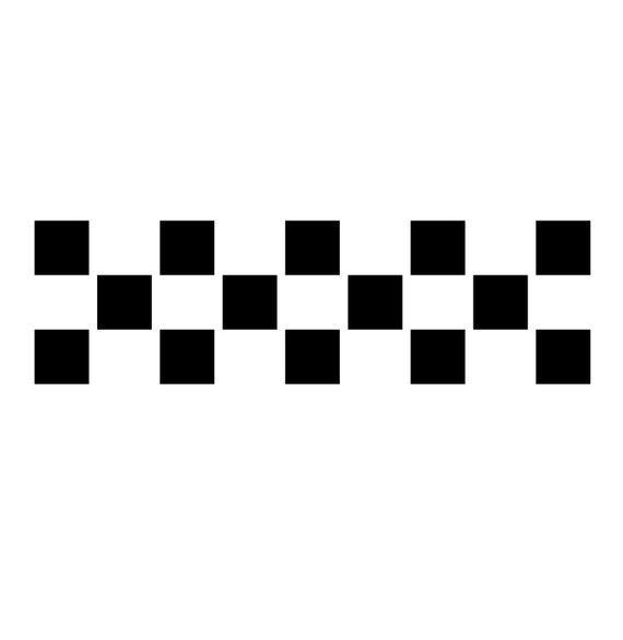 Checkerboard Border Mild Reusable STENCIL Room Border Country - Etsy