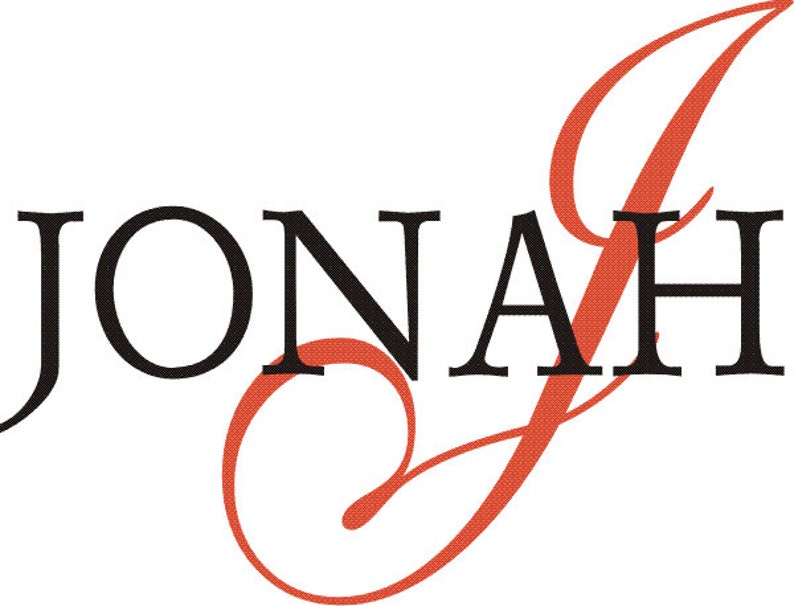 Large Initial and Name STENCIL Monogram Wall Stencil Bedroom | Etsy