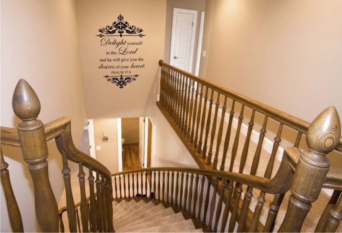 Delight Yourself in the Lord Bible Verse Psalm Scripture Vinyl - Etsy