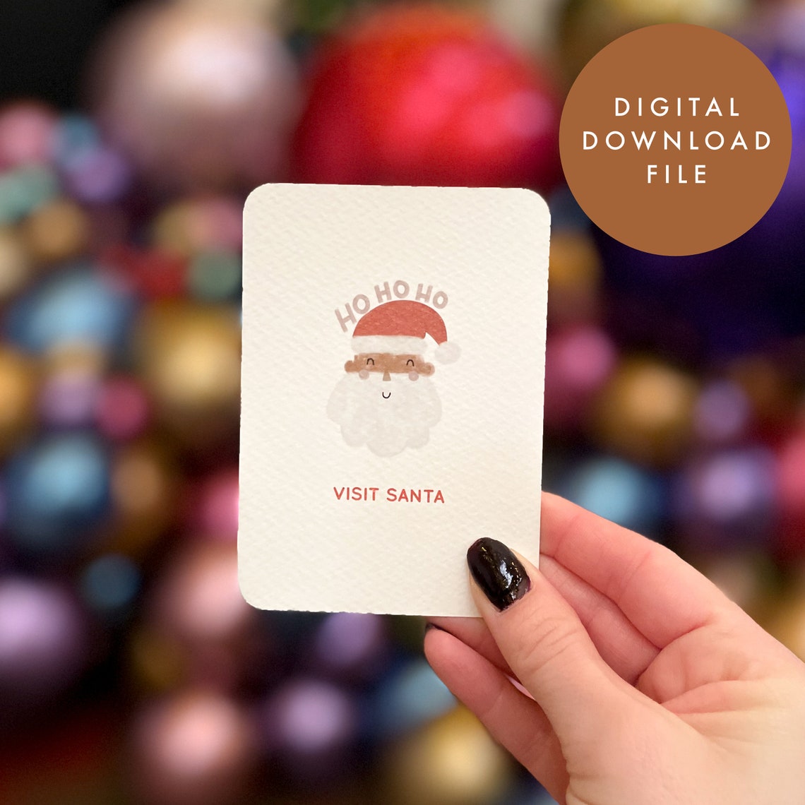 Advent Christmas Activity Cards DIGITAL DOWNLOAD FILE - Etsy