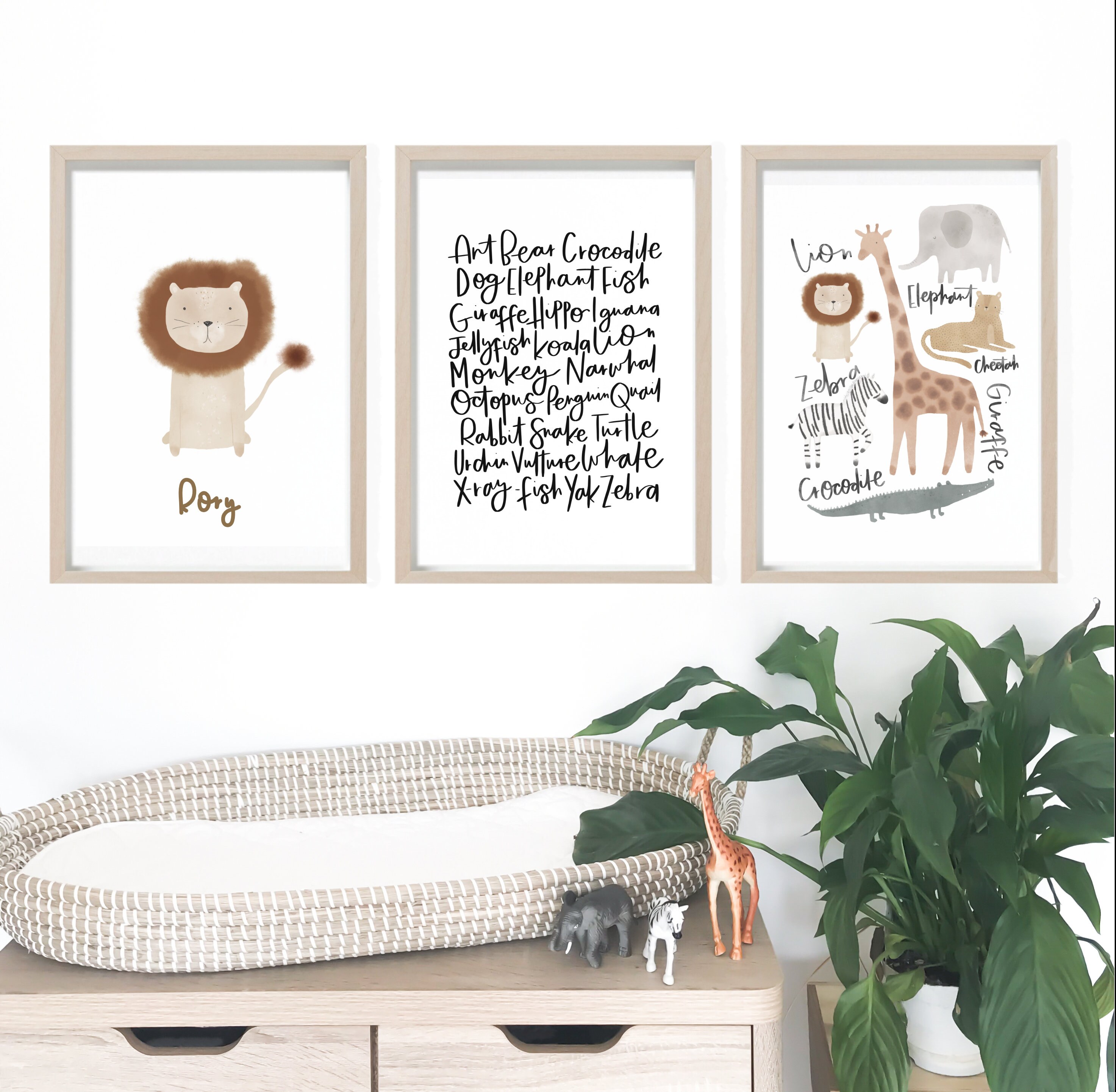 Safari Poster Safari Themed Nursery Safari Print Lion Art | Etsy