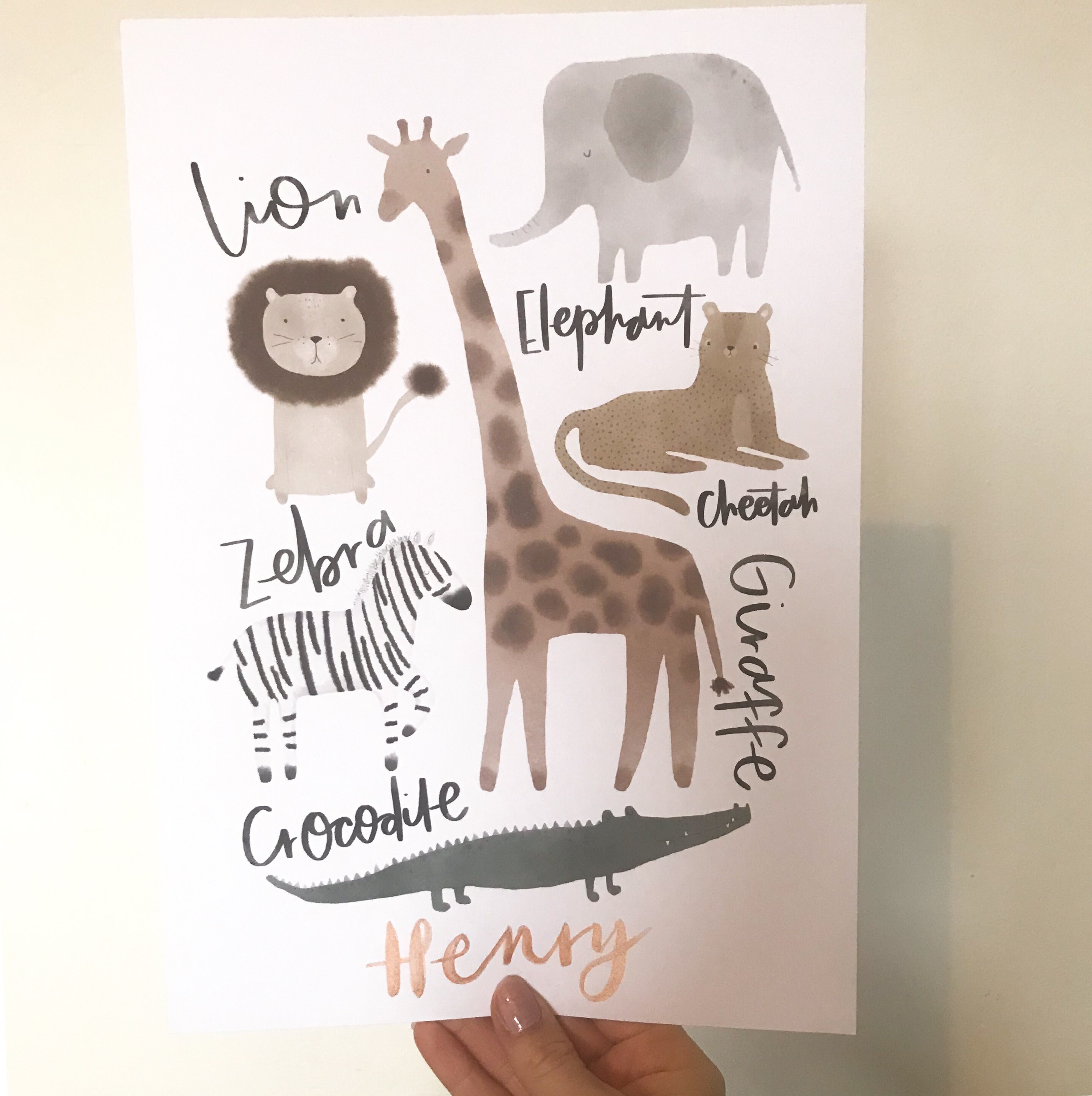 Safari Poster Safari Themed Nursery Safari Print Lion Art | Etsy