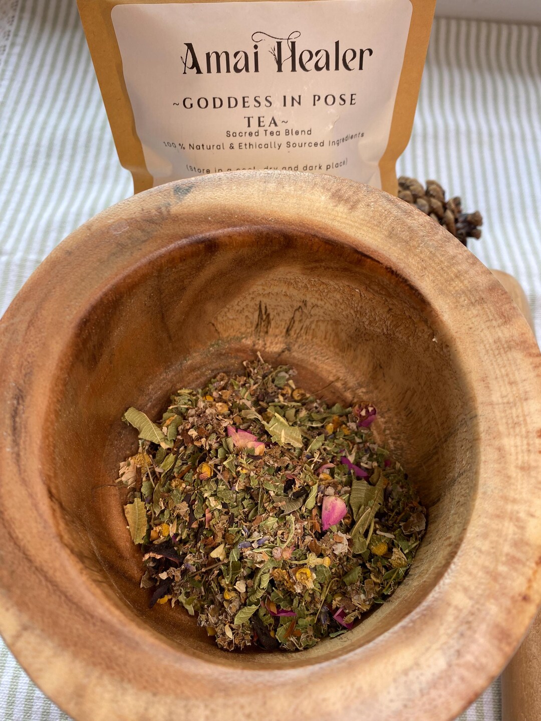 Goddess in Pose Tea - Etsy