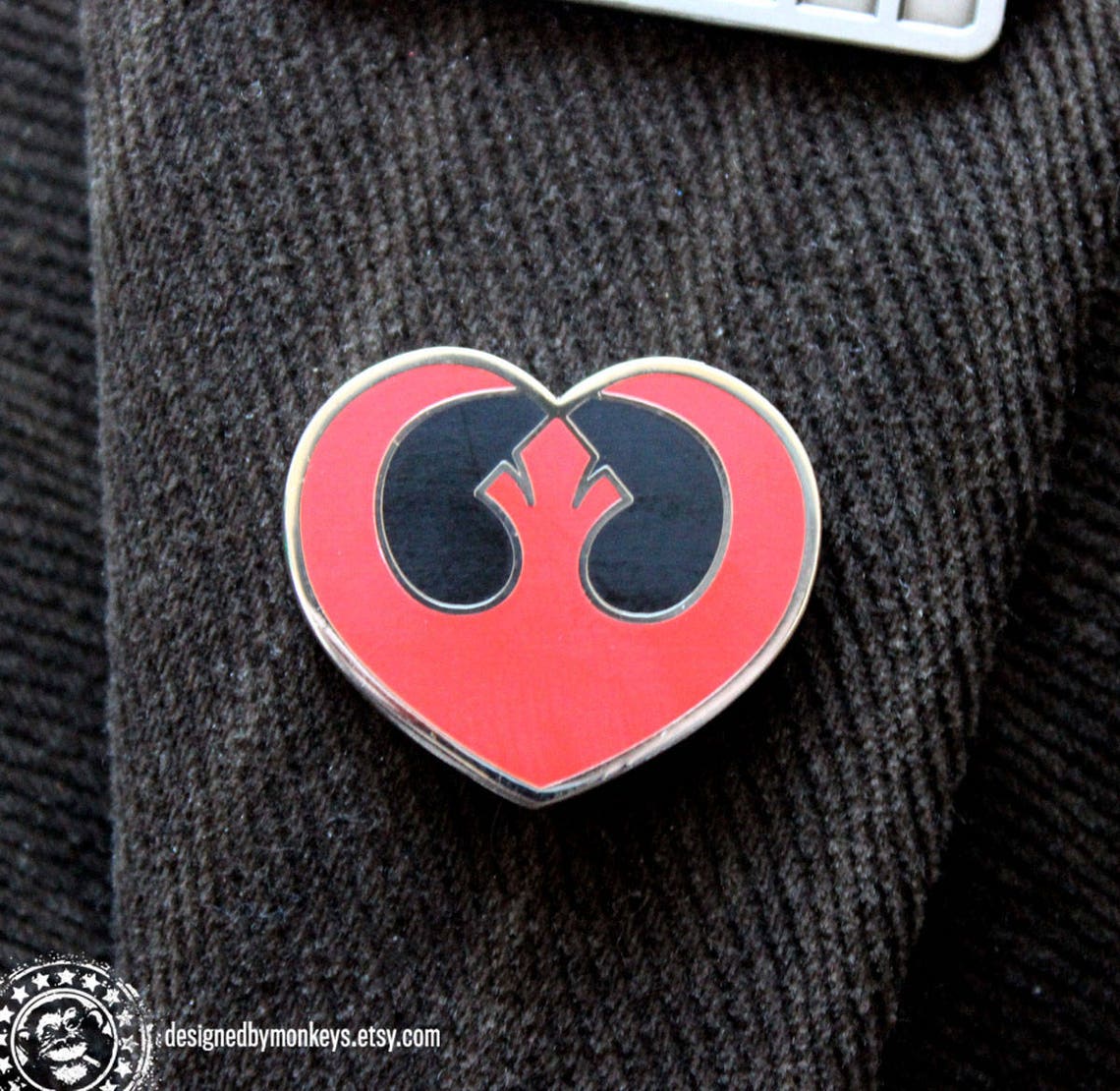 Rebel Heart Enamel Pin Star Wars PRIORITY AVAILABLE Rebels - Etsy