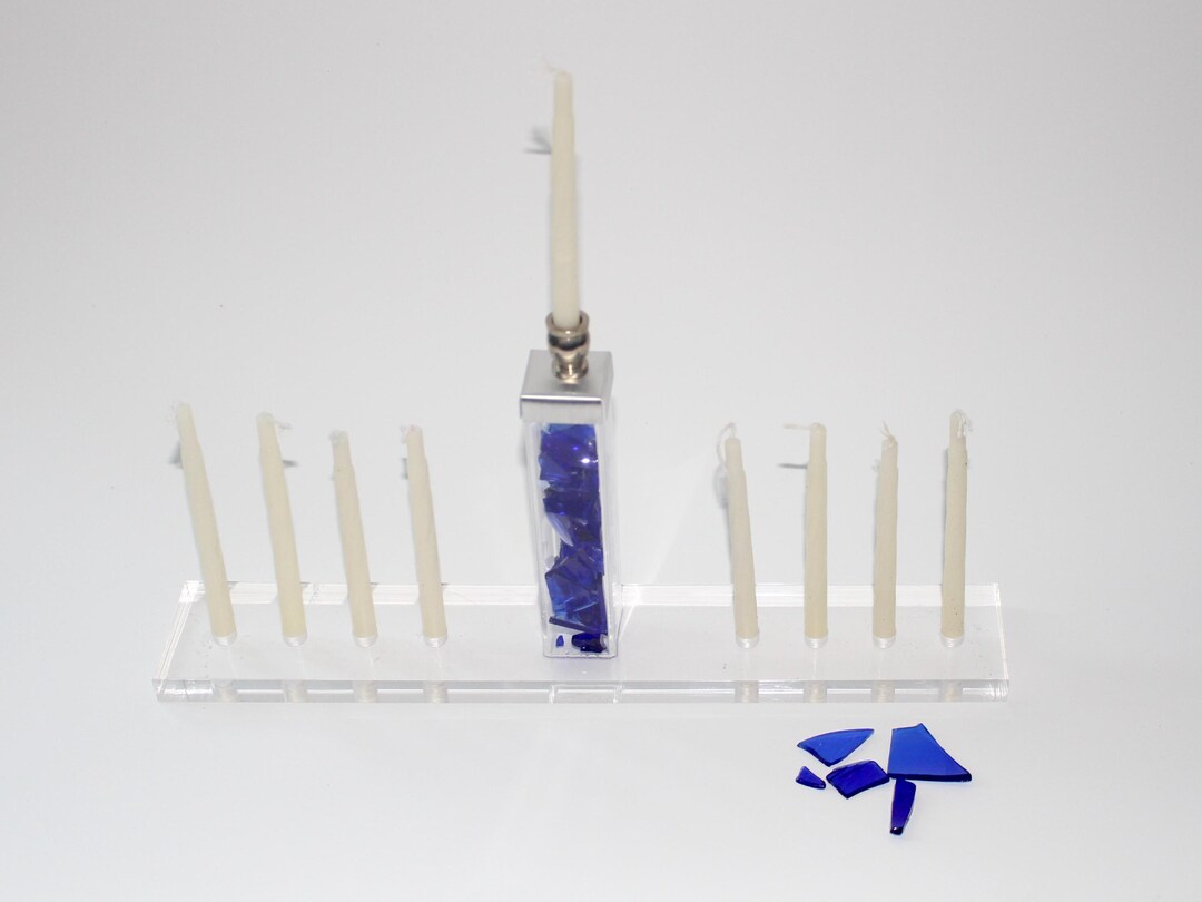 You Fill With Your Broken Jewish Wedding Glass - Hanukkah Menorah ...