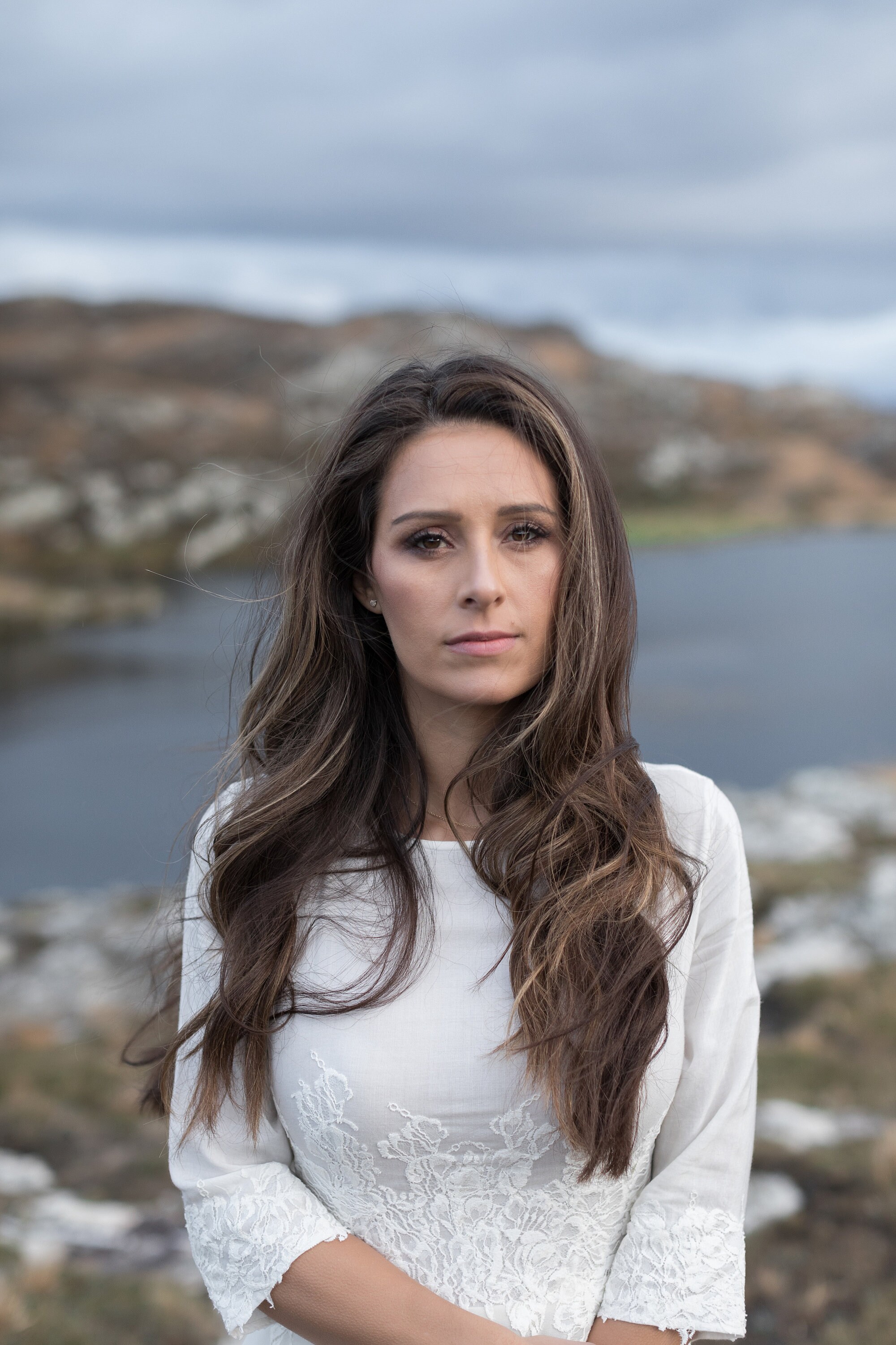 Modest Wedding Dress With Lace Bishop Sleeves and Embroidery - Etsy